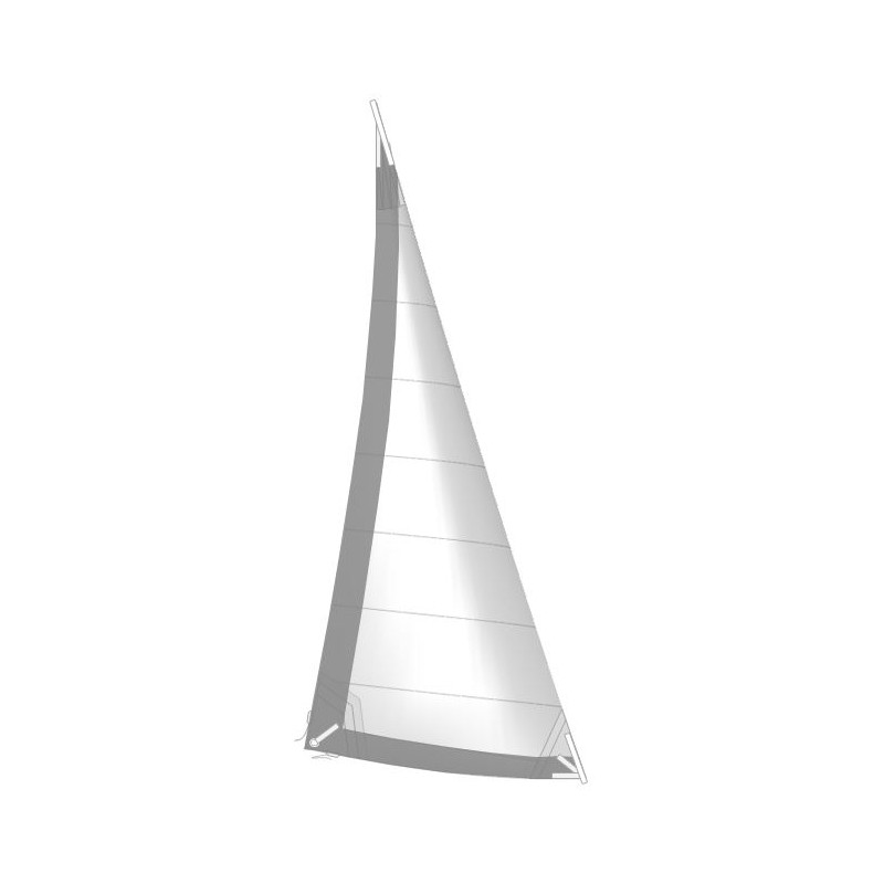 Cross-cut Jib, Custom made jib sail, high density Dacron - Sailmakers